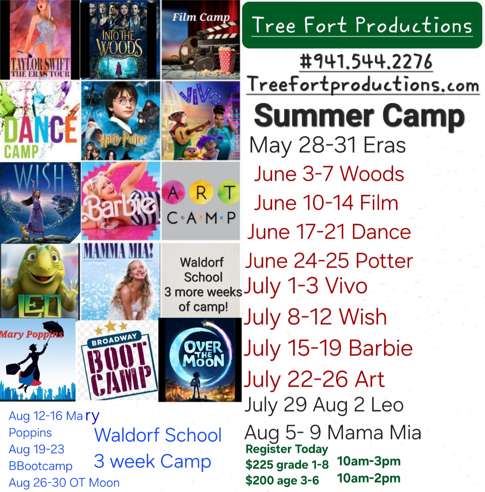 Summer Camps – Tree Fort Productions Projects